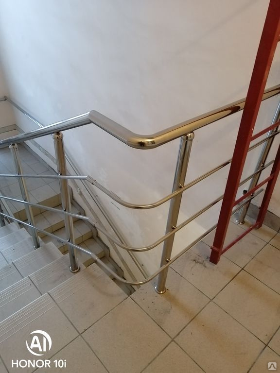 Перила для лестниц из стали нержавеющей, цена в Екатеринбурге от ...