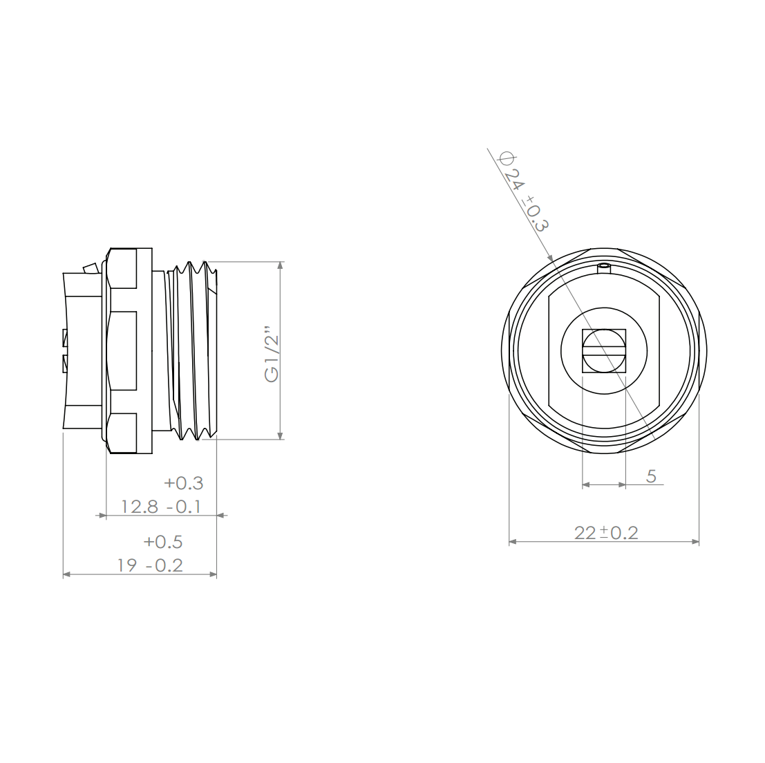 Кран Маевского латунный Ду15 Ру10 Нр под отвертку ключ ручной Ogint, цена в Новосибирске от ...