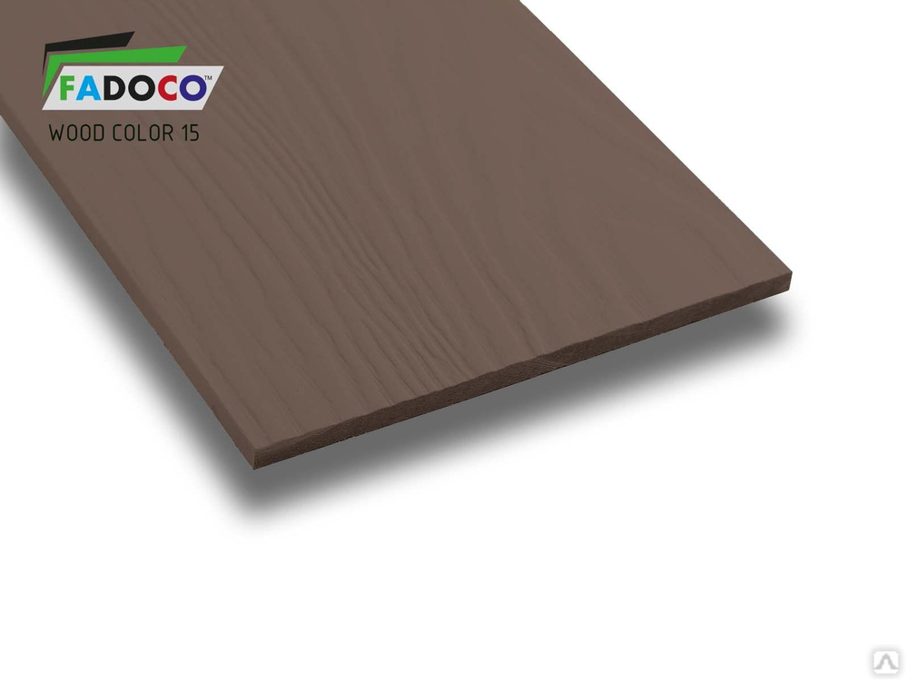Плита фасадная фиброцементная Fadoco wood цвет F15 купить за 1 540 руб ...